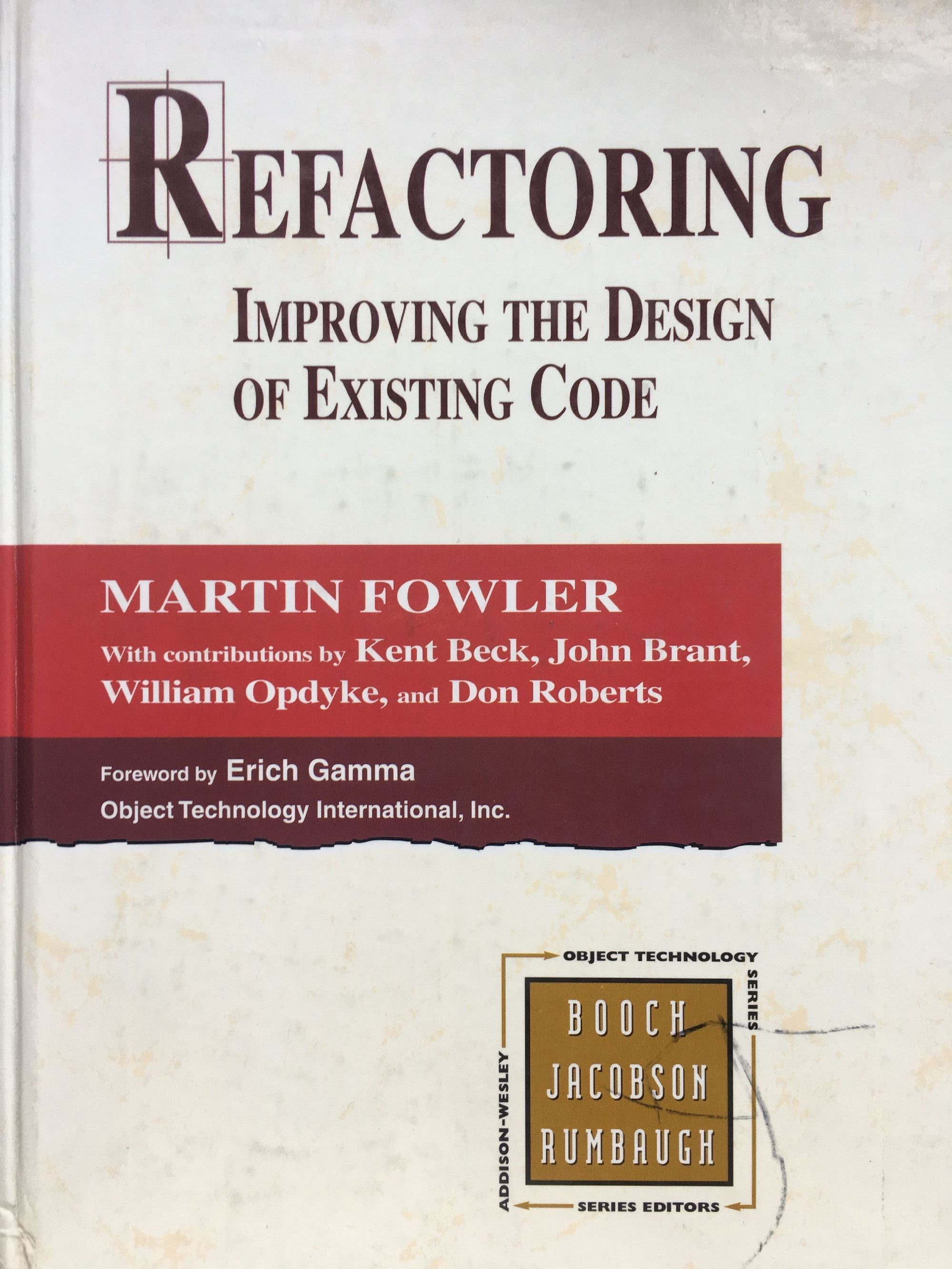 Refactoring: Improving the Design of Existing Code | Ортограф ...